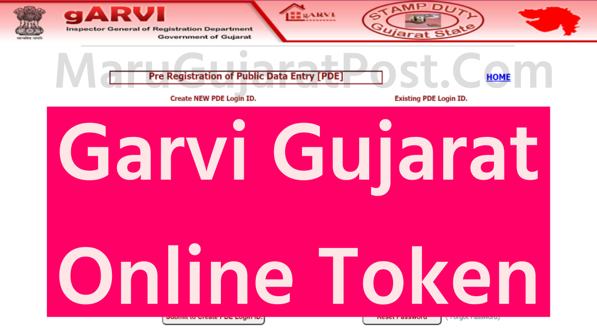 Garvi Gujarat Online Token , Appointment, Property Registration @garvi ...