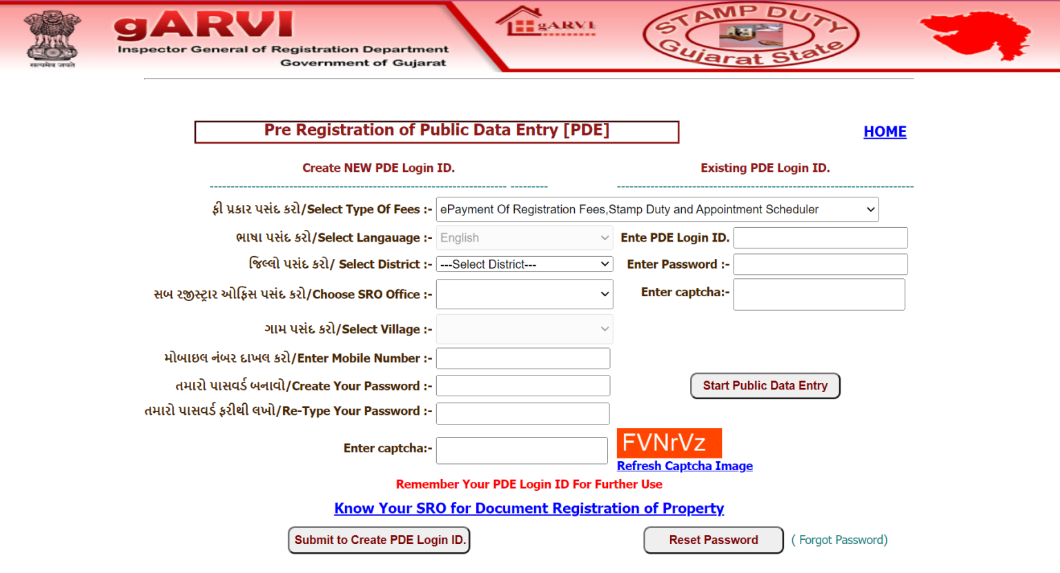 Garvi Gujarat Online Token , Appointment, Property Registration @garvi ...