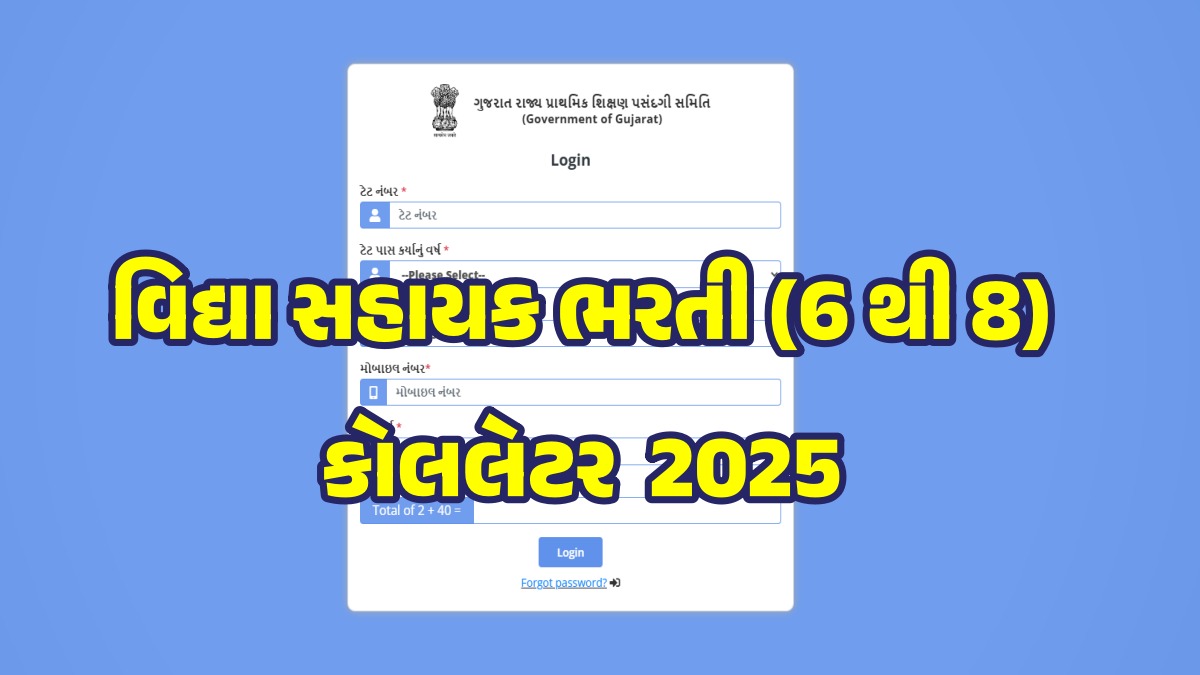 Vidhyasahayak Call Letter 2025, Download Call Letter on@vsb.dpegujarat.in - MaruGujaratPost.Com